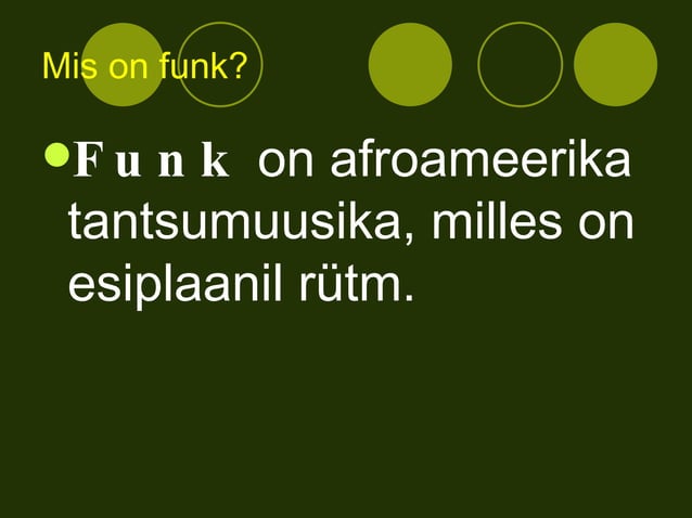 Funk | PPT