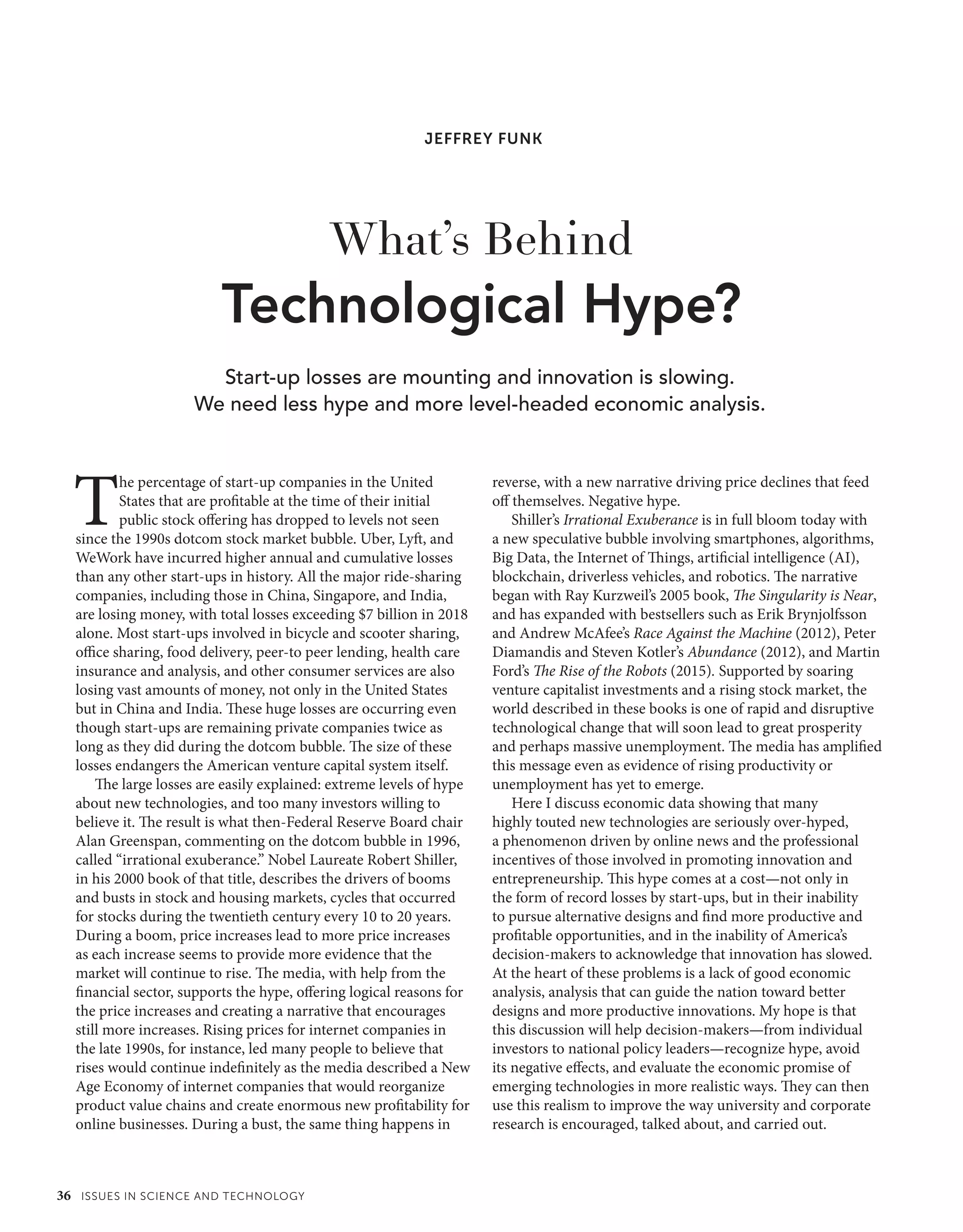 What's behind technological hype | PDF