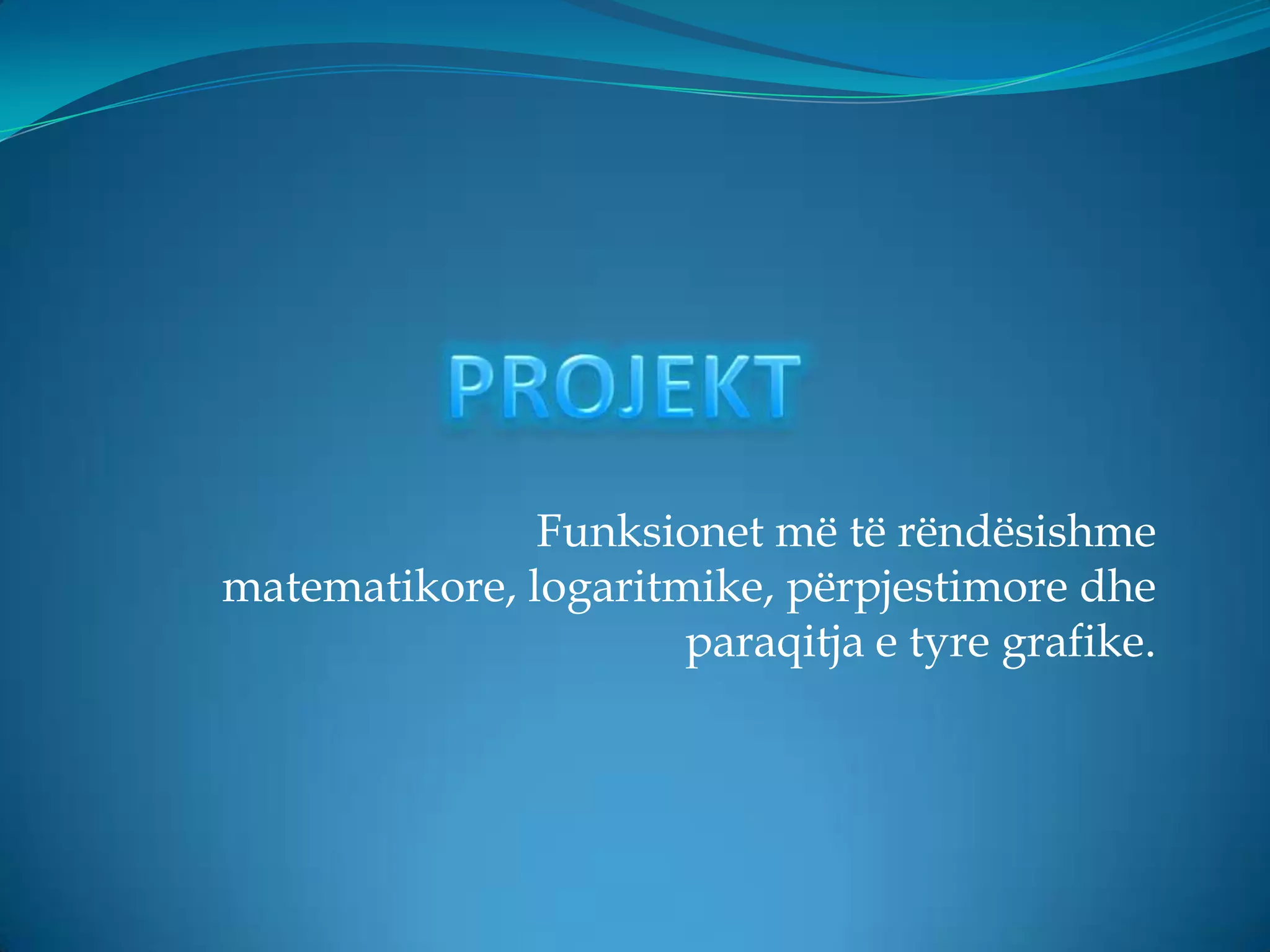 Funksione matematikore | PPTX