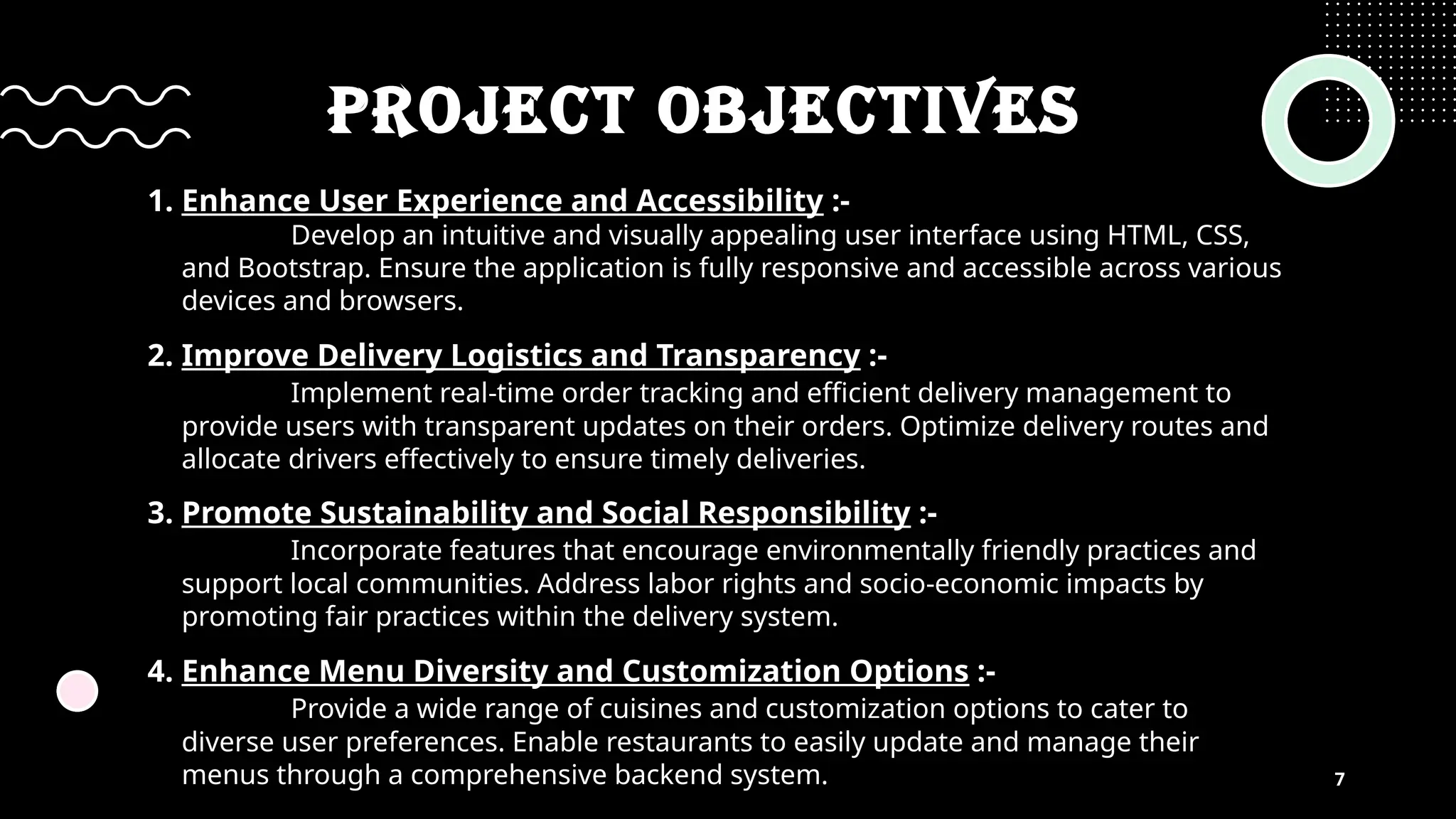 Funky shapes dark design creative and great | PPT