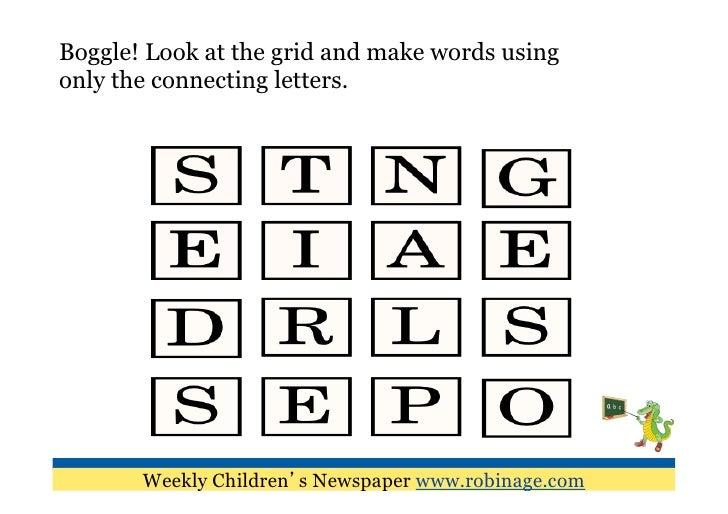 Boggle Brain Busters Printable - Printable Word Searches