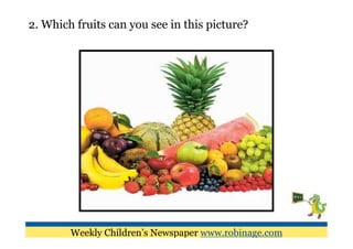 Fun Learning for Kids: Fruits | PDF