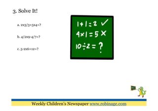 Fun Learning for Kids: Mathematics | PPT