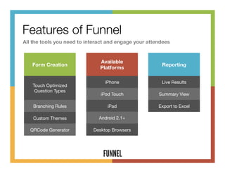 Funnel @ Conferences and Events | PPT