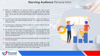 Funnel Simplified - Starving Audience Framework | PPT