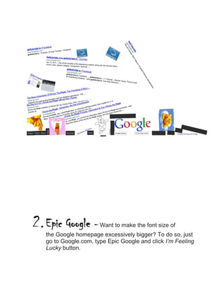 Funny and amazing google tricks | PDF