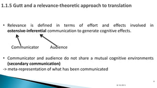Translation as a Cognitive Activity | PPTX