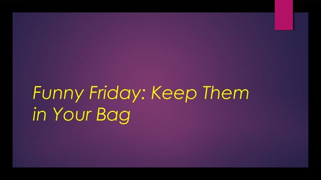 Funny friday | PPT | Comedy | Genres