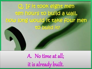 Funny Question Slide