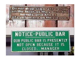 Funny Notices, Notices and Boards From Around The World! | PPT