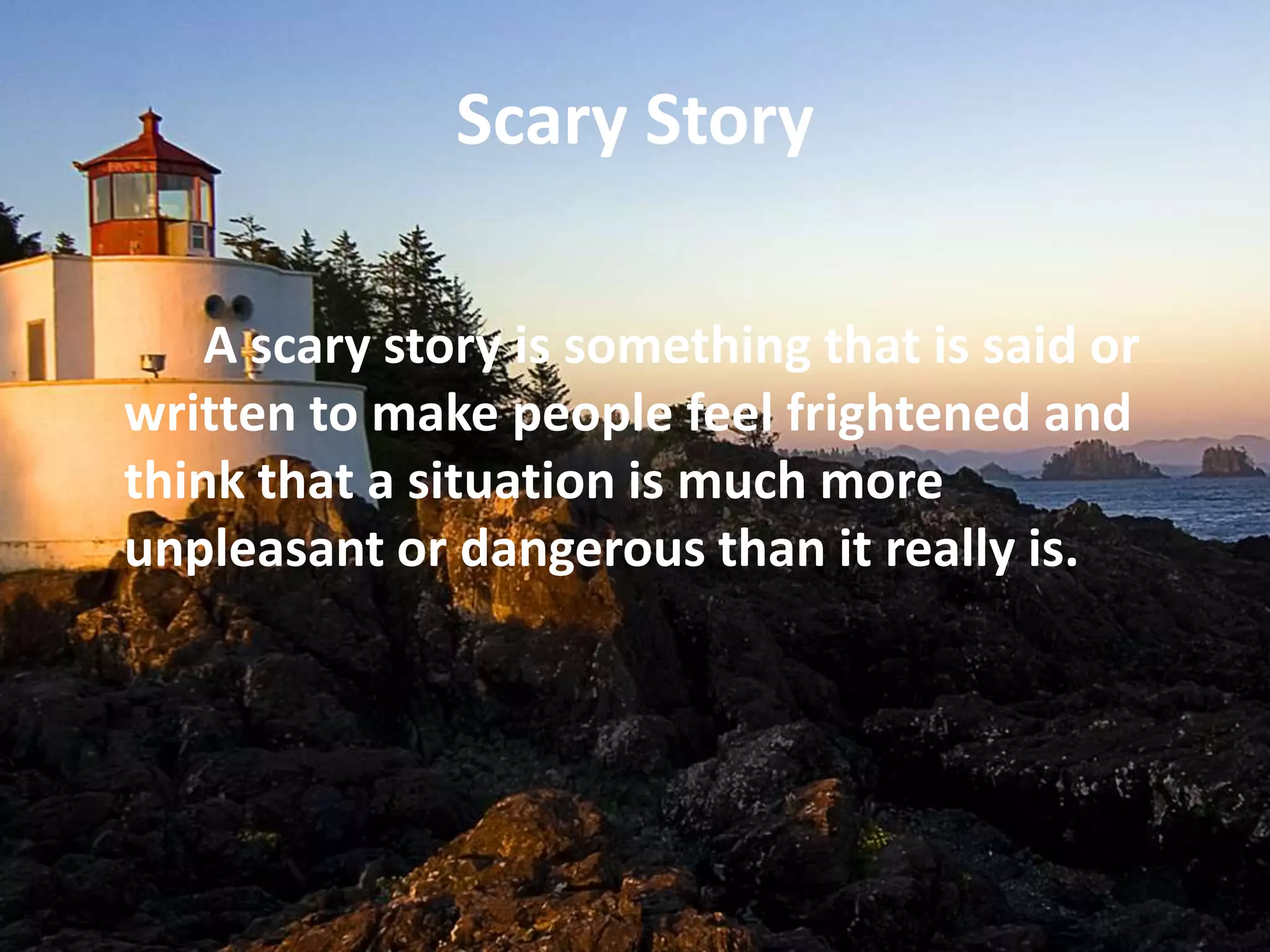 Funny Story / Spoof and Scary Story with Example [ Generic Structure ...