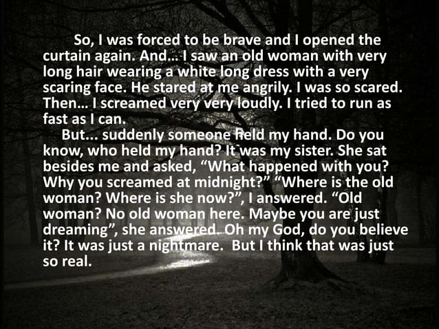 Funny Story / Spoof and Scary Story with Example [ Generic Structure ...