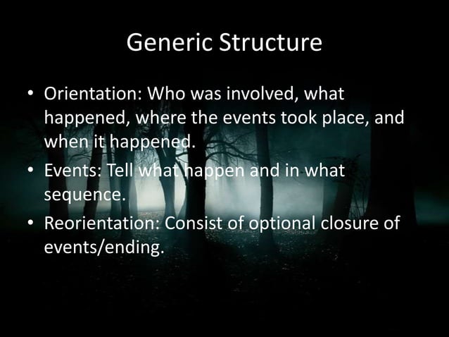 Funny Story / Spoof and Scary Story with Example [ Generic Structure ...