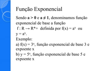 Função exponencial | PPT