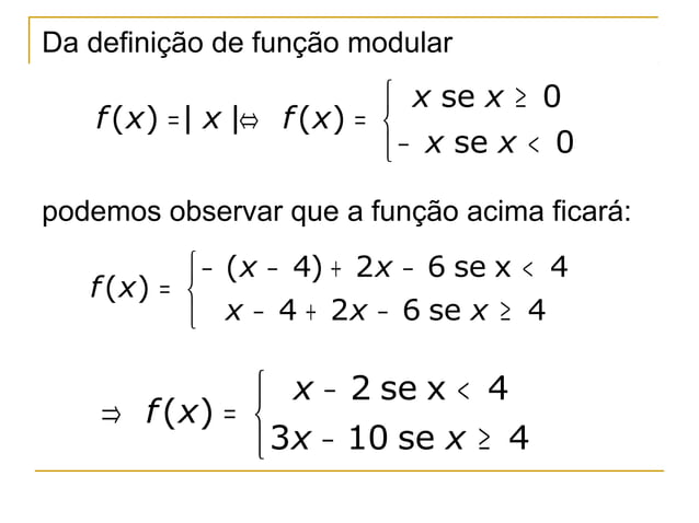 Função modular | PDF