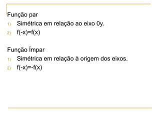 Função par ou ímpar | PPT