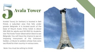 Fun and Interesting Places In Belgrade-2023.pptx