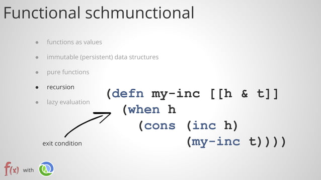 Functional Programming with Clojure | PPT