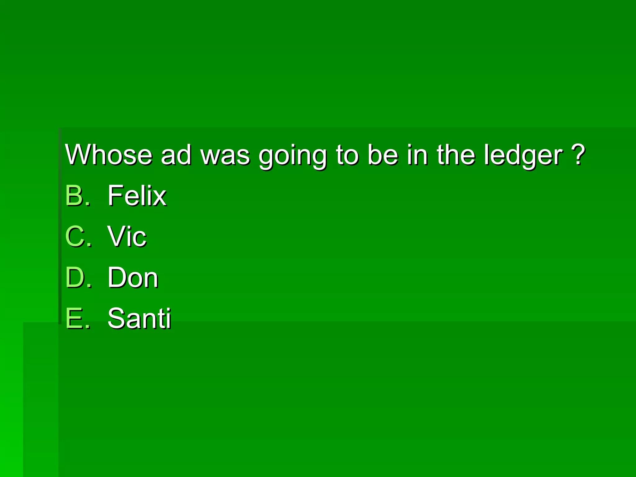 Fun quizzes for kids | PPT