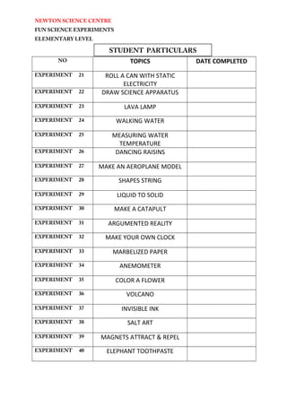 Fun science titles | PDF