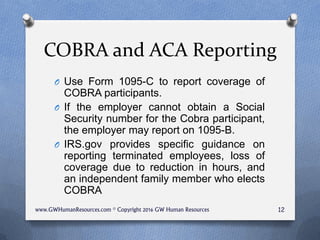 Fun slides Consolidated Omnibus Budget Reconciliation Act (COBRA) | PPT