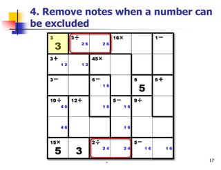 Fun solving ken ken slides | PDF