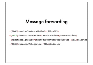 Objective-C funtime - know your runtime | PDF