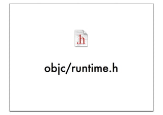 Objective-C funtime - know your runtime | PDF