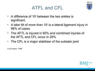 Functional anatomy of the ankle joint complex | PPT