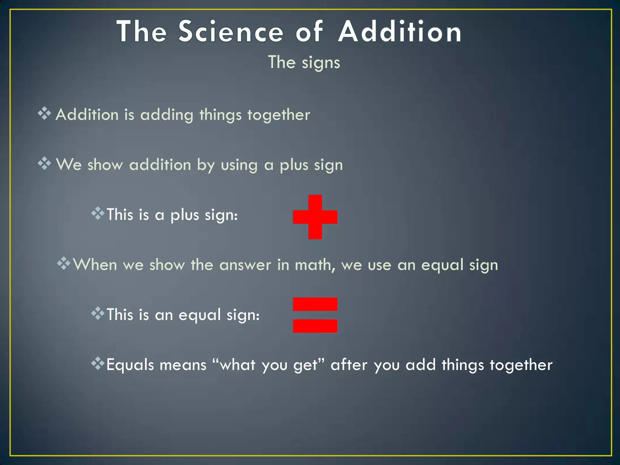 Fun with addtion and subtraction presentation | PPTX | Science