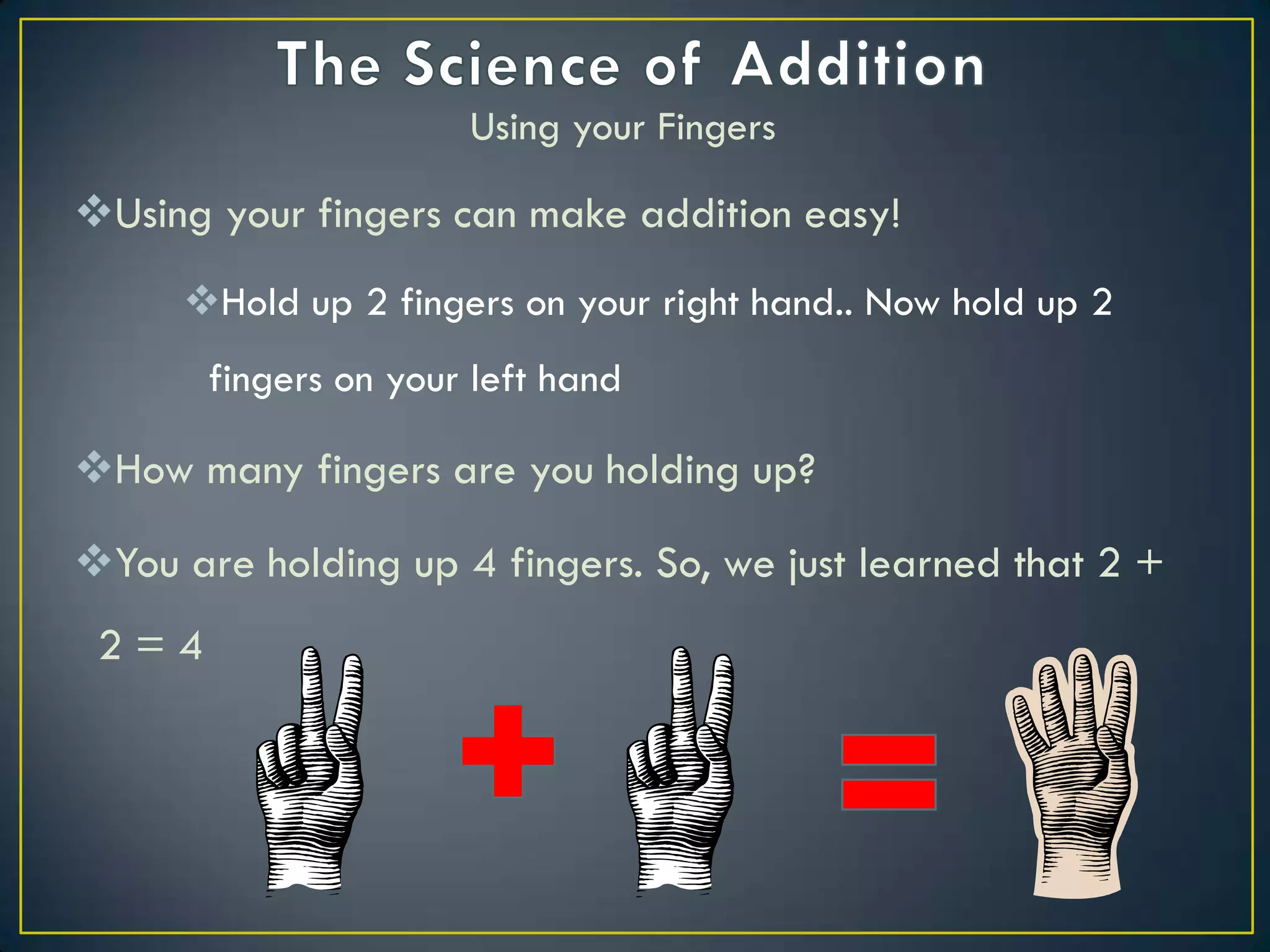 Fun with addtion and subtraction presentation | PPTX | Science