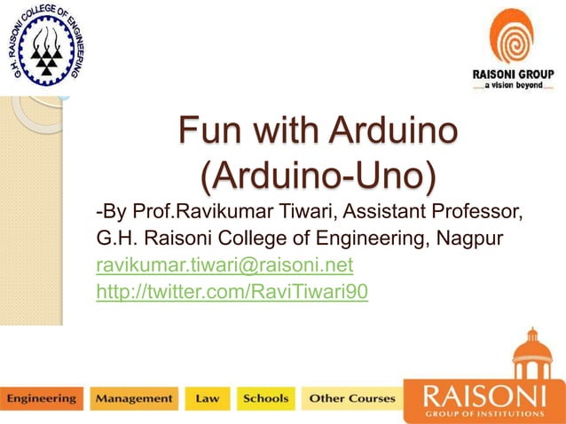 Fun with arduino | PPT