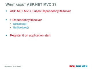Fun with ASP.NET MVC3, MEF and NuGet | PPT