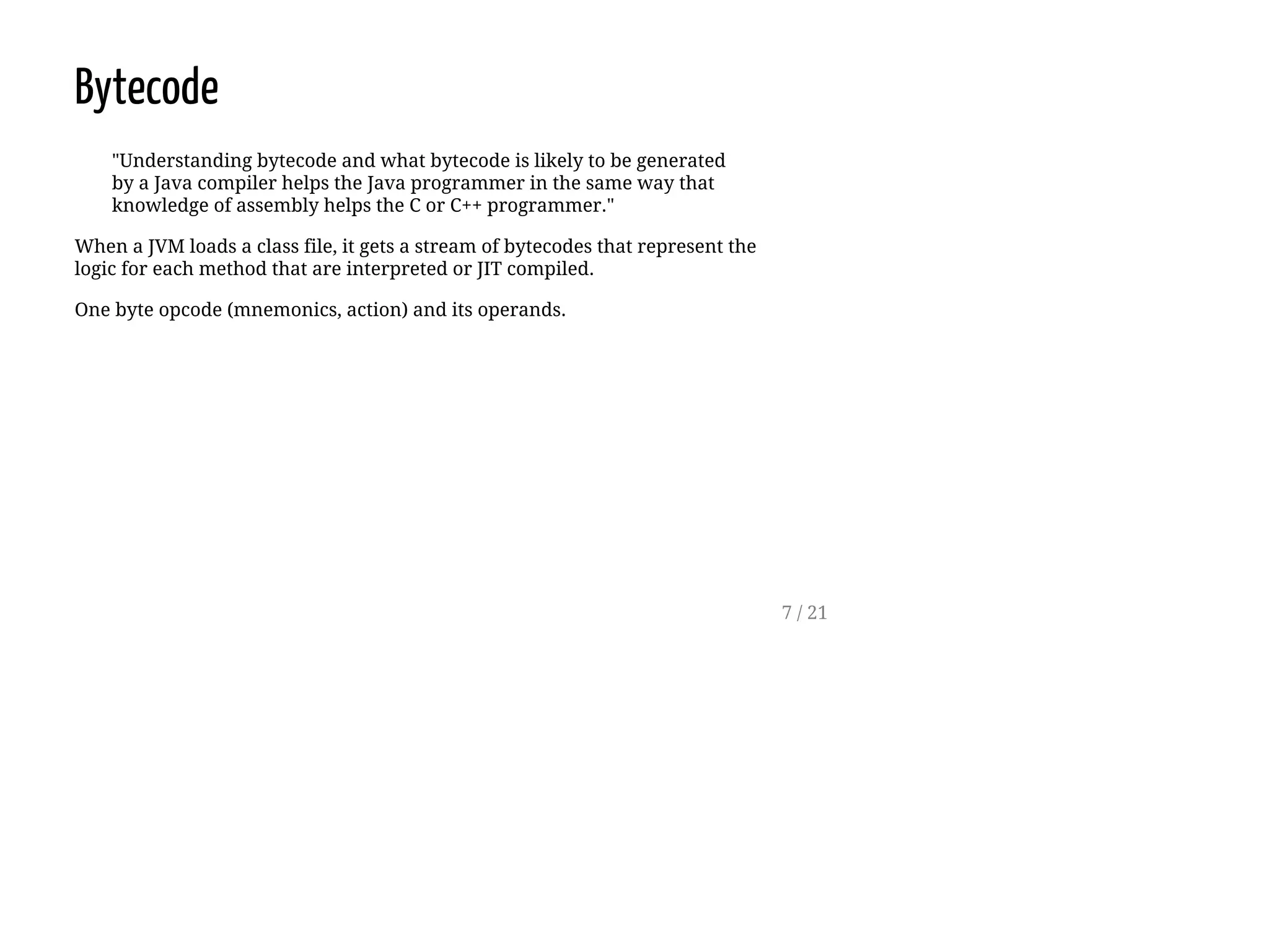 Fun with bytecode weaving | PPT