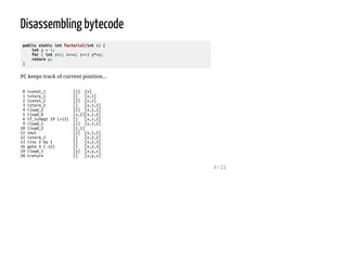 Fun with bytecode weaving | PPT