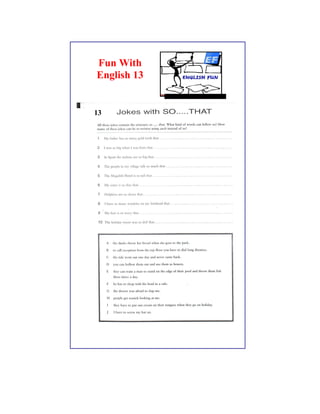 Fun With English 13 | PDF