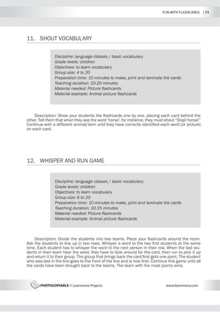 Fun with flash cards | PDF