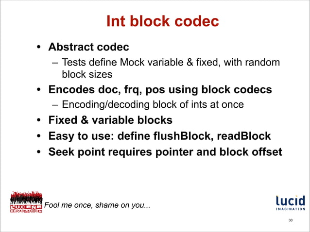 Fun with flexible indexing | PPT