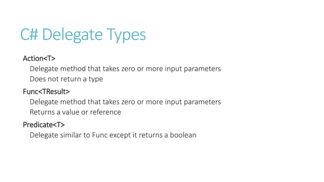 Fun with lambda expressions | PPT