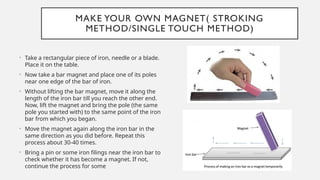FUN WITH MAGNETS presentation for the class vi students | PPTX ...