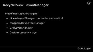 Fun with RecyclerView | PPTX