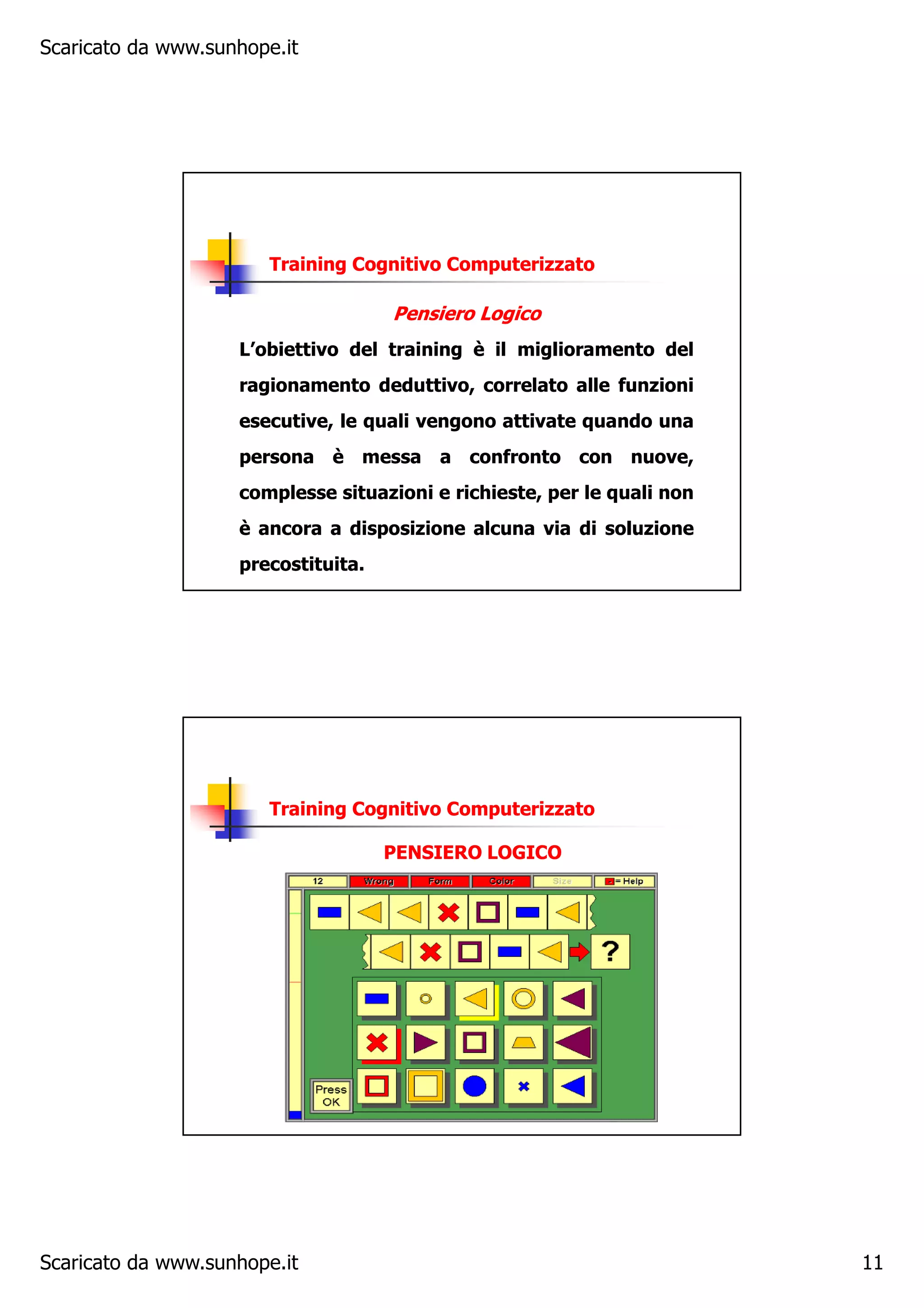 Funzioni cognitive | PDF