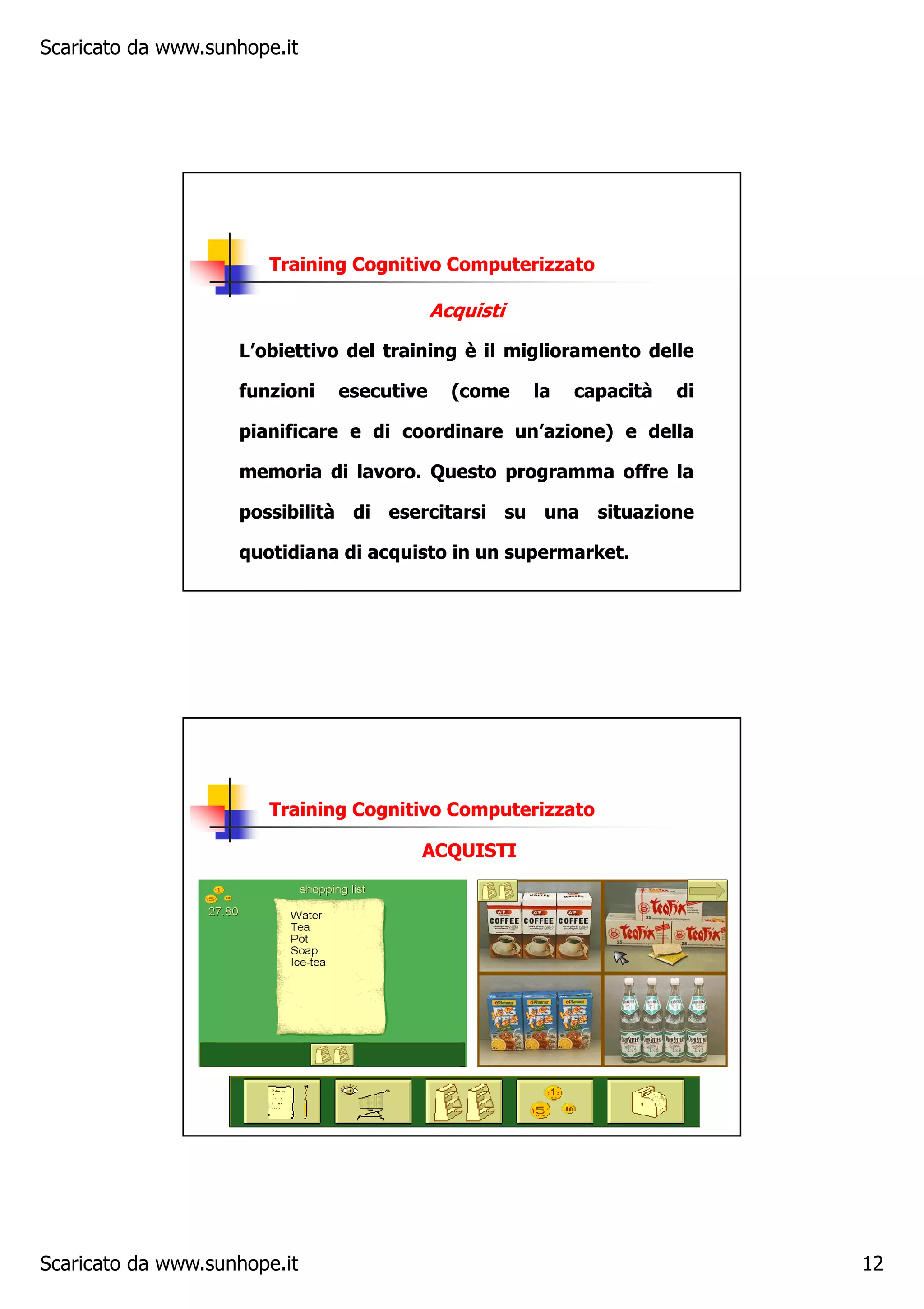 Funzioni cognitive | PDF