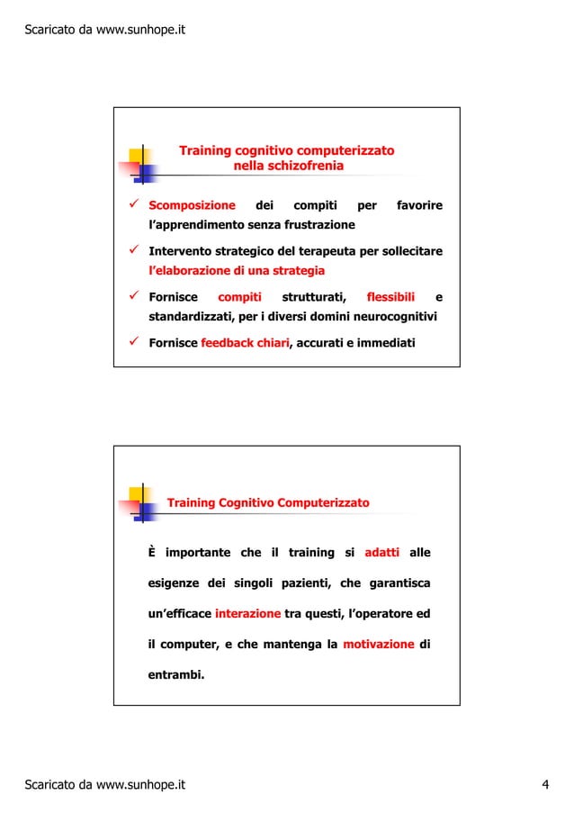 Funzioni cognitive | PDF