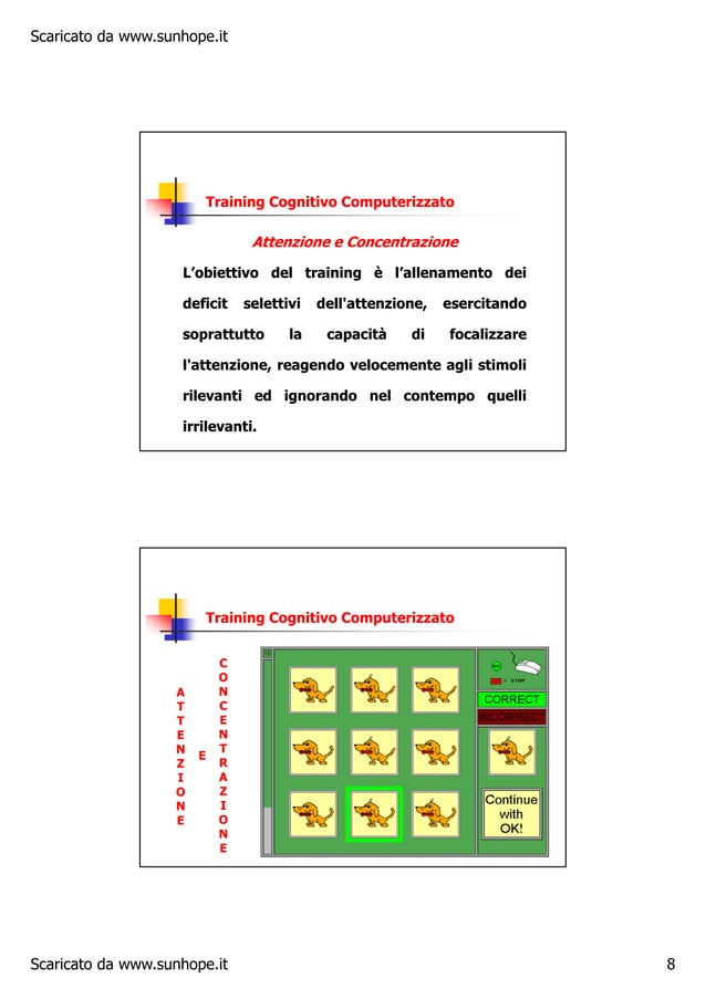 Funzioni cognitive | PDF