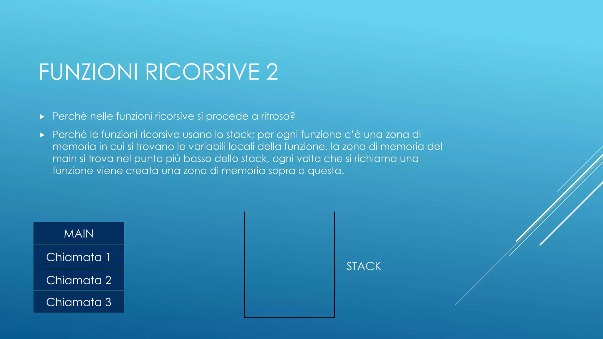 Funzioni ricorsive | PPTX