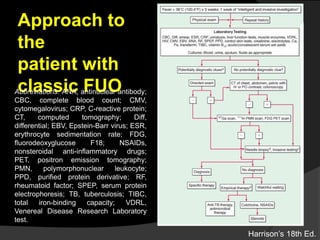 Fever of Unknown Origin (FUO) | PPTX