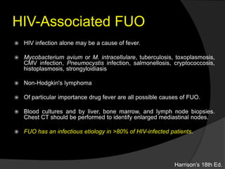 Fever of Unknown Origin (FUO) | PPTX