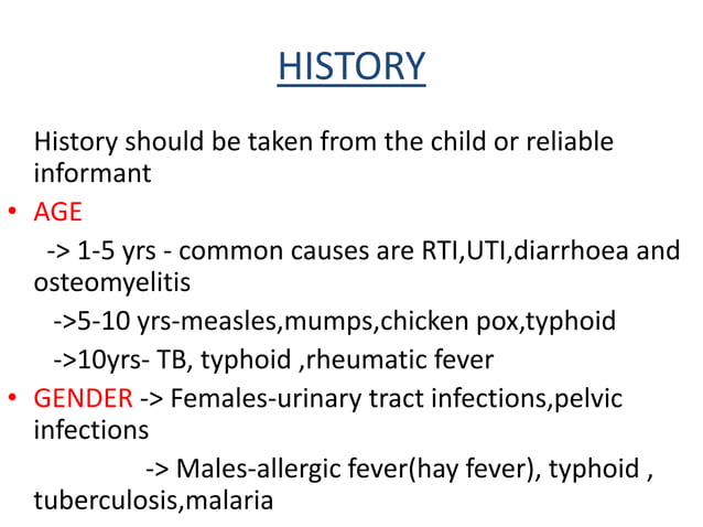 FEVER OF UNKNOWN ORIGIN - PEDIATRICS | PPTX | Infectious Diseases ...