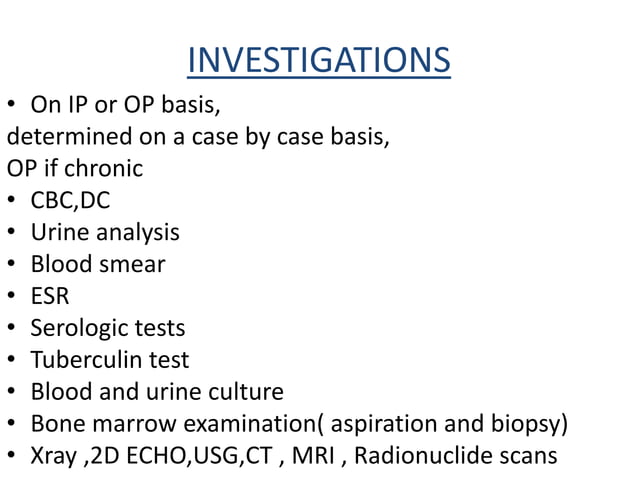 FEVER OF UNKNOWN ORIGIN - PEDIATRICS | PPTX | Infectious Diseases ...